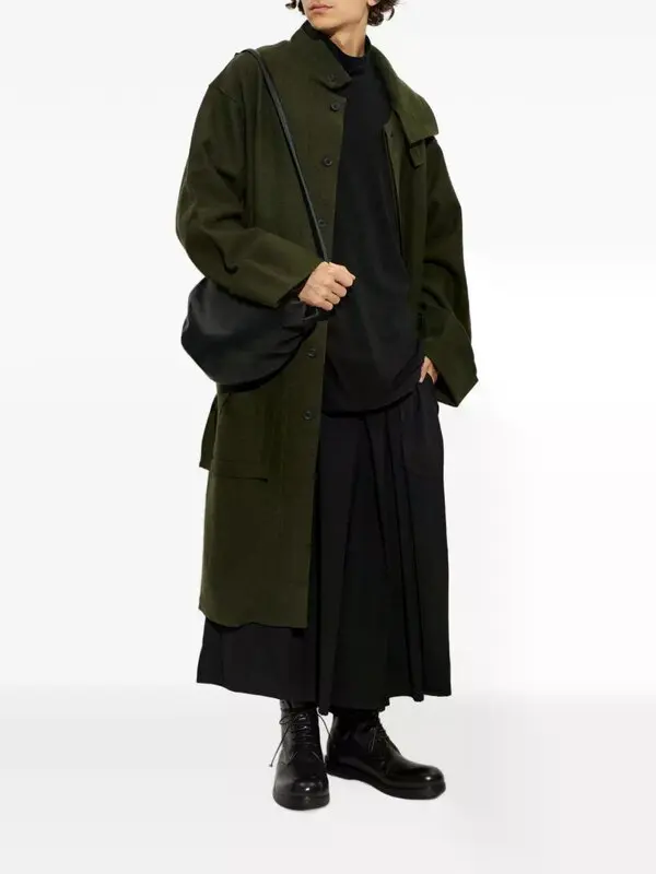 Yohji Yamamoto Stand-up Collar Coat