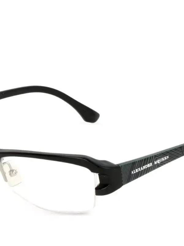 Alexander McQueen Rectangle-frame Glasses