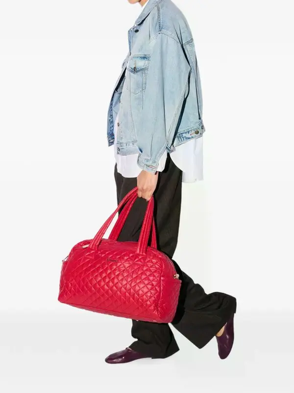 Mz Wallace Jimmy Deluxe Quilted Duffel Bag