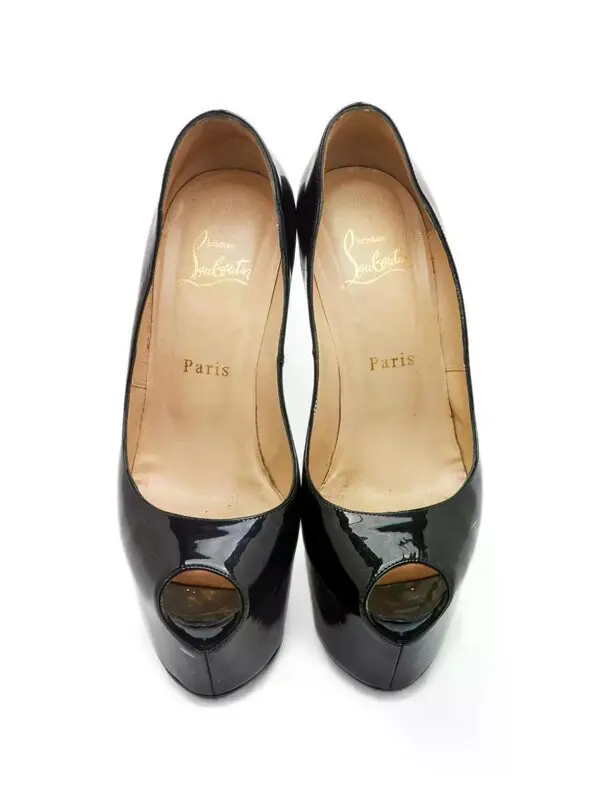 CHRISTIAN LOUBOUTIN Daffodile Peep-toe Platform Pumps