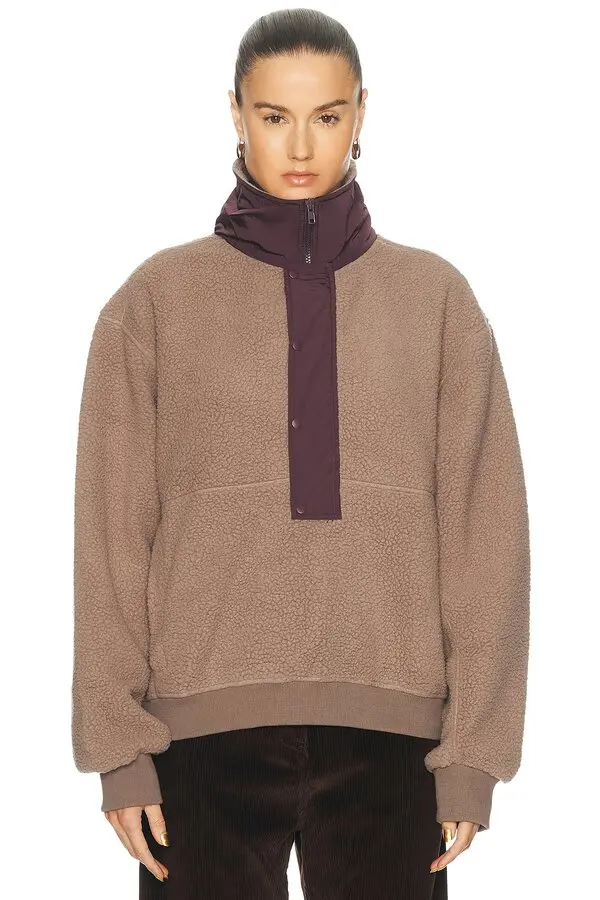 ENTIRE STUDIOS System Fleece Pullover Sweatshirt