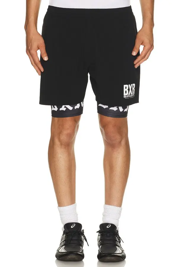 BORN X RAISED Bxr Sport: On The Turf Shorts - Black