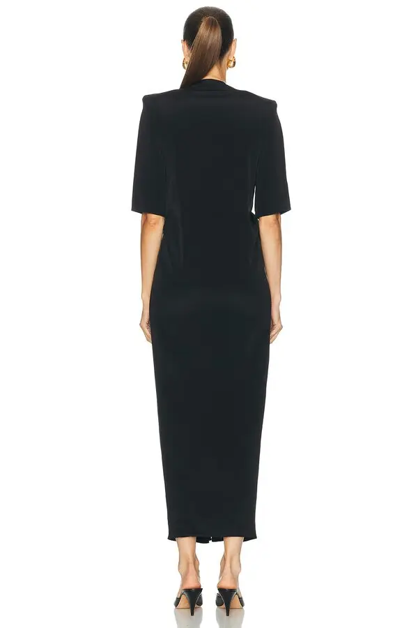 Loulou De Saison Willa Gathered Midi Dress