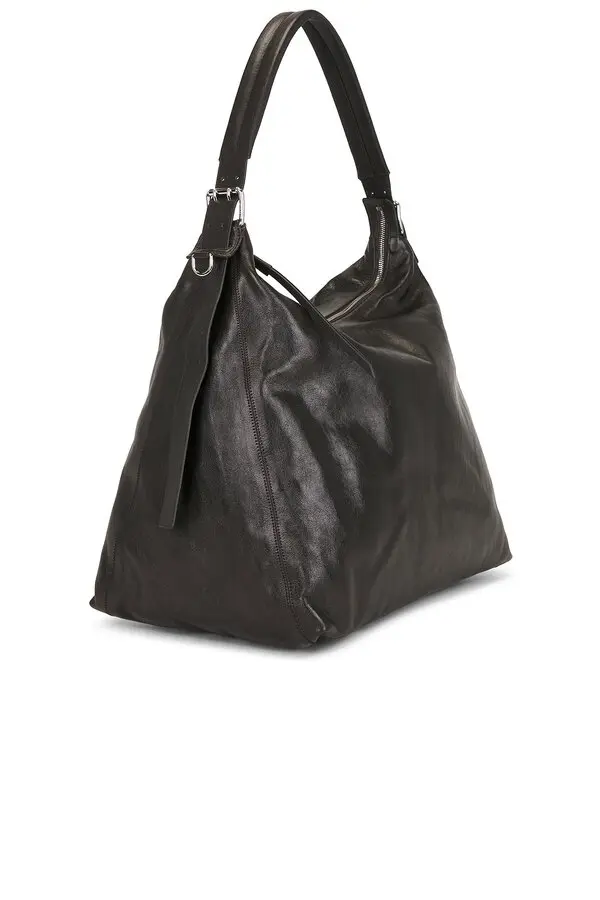 LEMAIRE Belted Hobo Bag In Brown