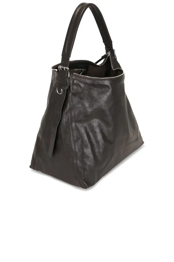 LEMAIRE Belted Hobo Bag In Brown