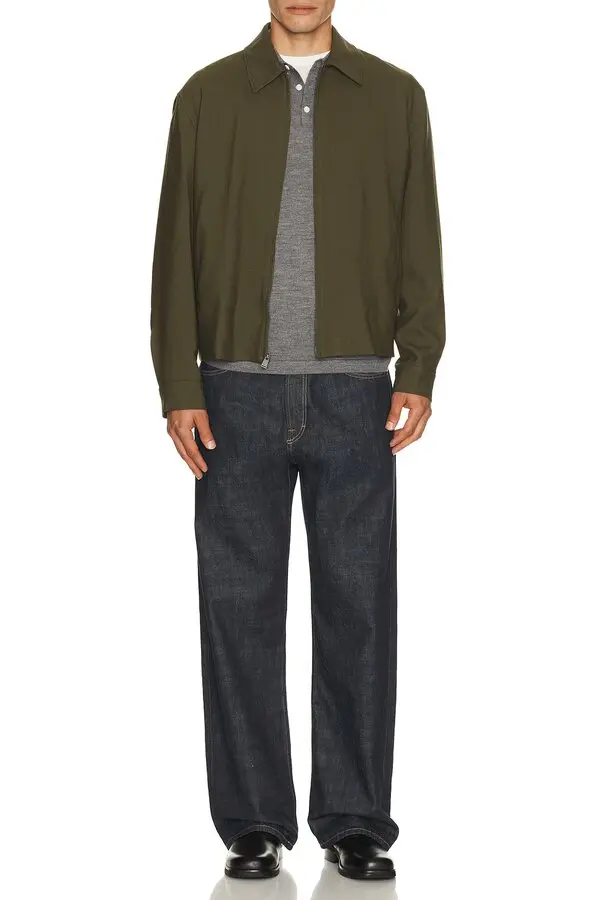 Simkhai Sidney Blouson Jacket In Olive