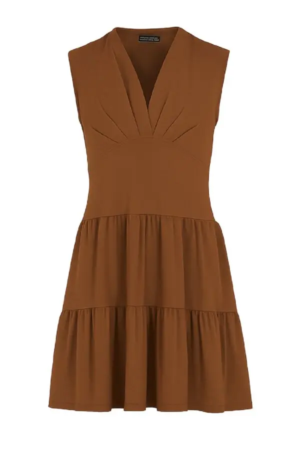 CONQUISTA Viscose-blend Jersey Sleeveless Dress