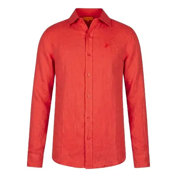 MAISON TANGERINE Linen Long Sleeve Shirt For