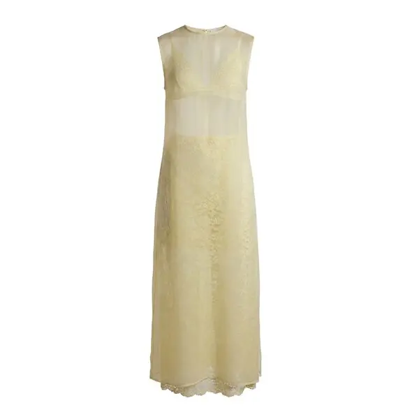 TOHEN Anouk Three Piece Midi Dress Set - Yellow
