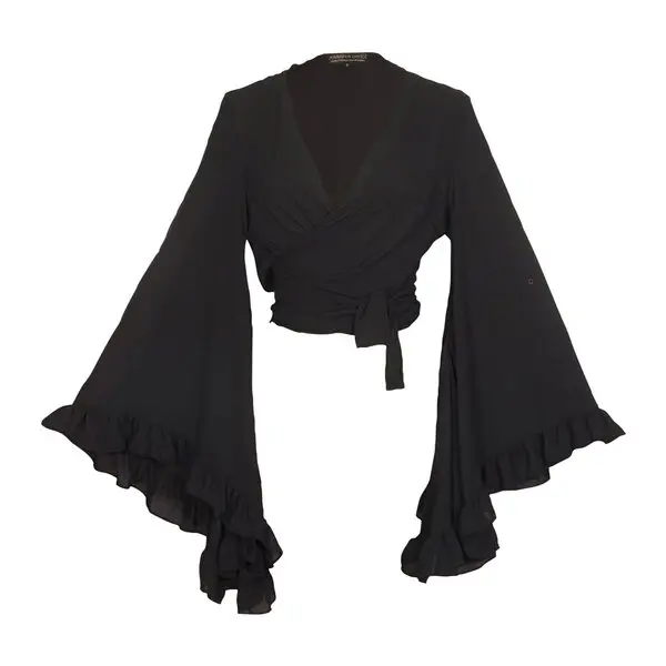 JENNAFER GRACE Boogie Muse Wrap Top