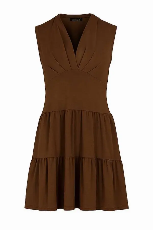 CONQUISTA Cotton-elastane Jersey Sleeveless Dress