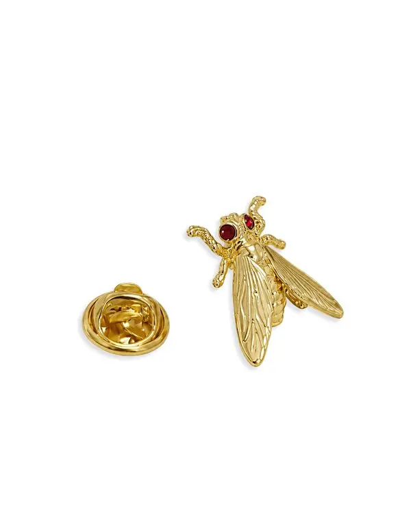 GRESHAM BLAKE Fly Lapel Pin - Gold