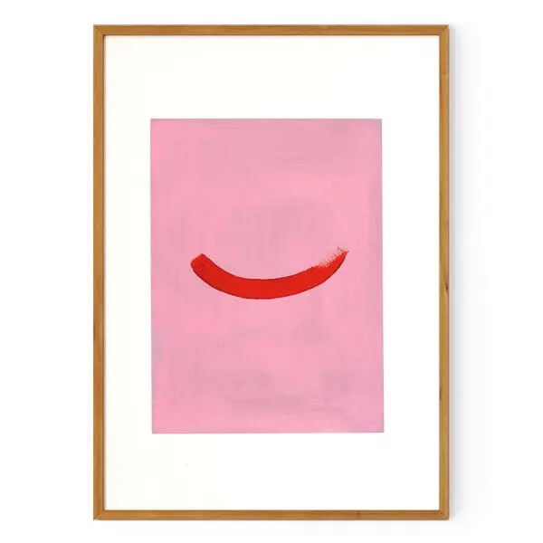 LENA WIGERS Red / Pink Friday At Last 20 X 30 Cm Art Print - Red/pink