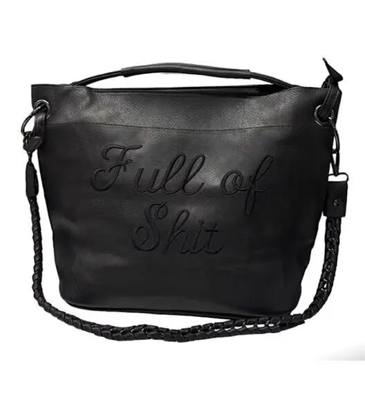 LILLY LOVES Vegan Leather Shoulder Bag