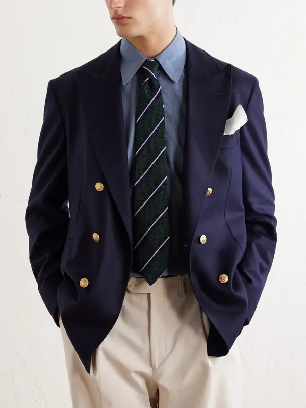 Dunhill Striped Silk Neck Ties