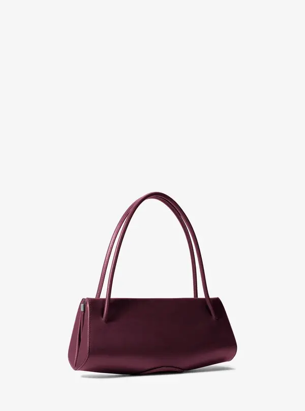 Michael Kors Anna Slim Leather Frame Bag - Red