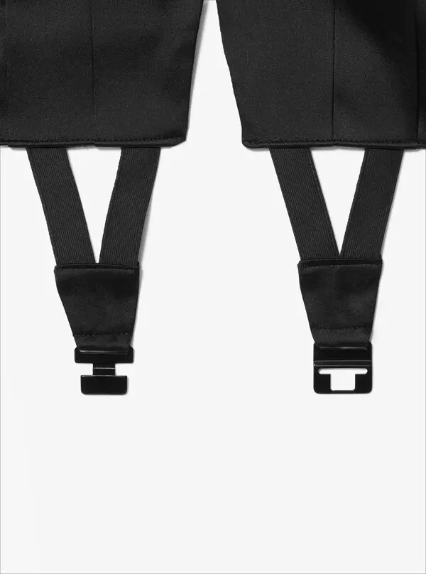 Michael Kors Silk-wool Satin Cummerbund