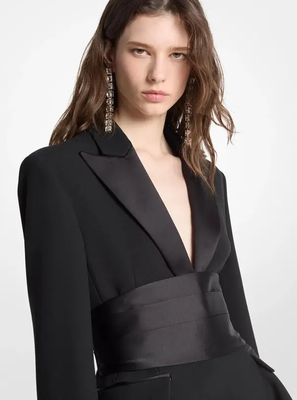 Michael Kors Silk-wool Satin Cummerbund