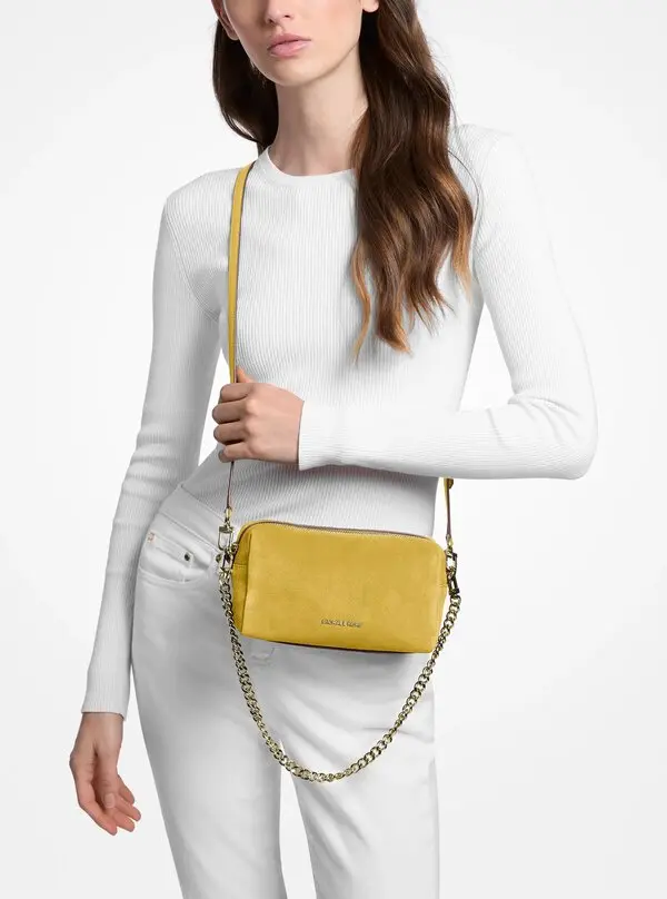 Michael Kors Bryant Small Suede Convertible Crossbody Bag