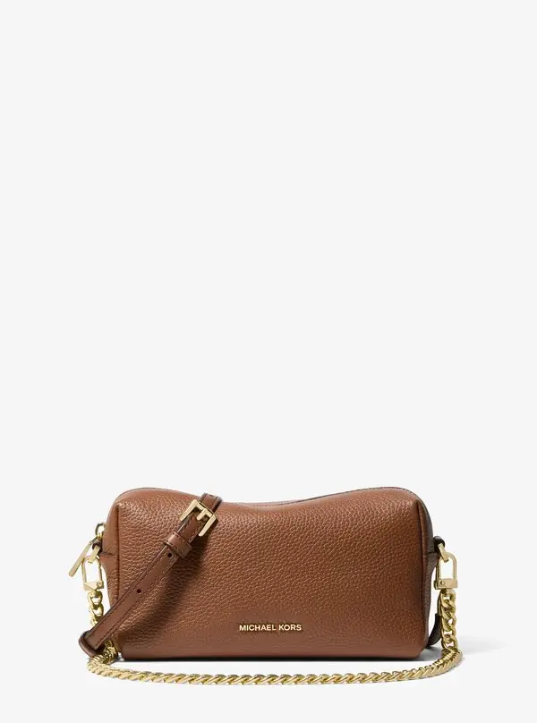 Michael Kors Bryant Small Pebbled Leather Crossbody Bag - Brown