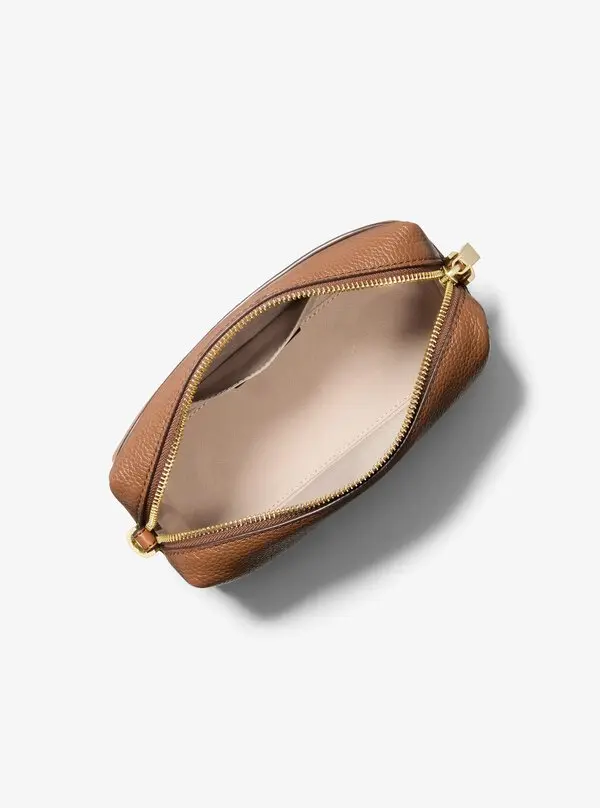 Michael Kors Bryant Small Pebbled Leather Crossbody Bag - Brown