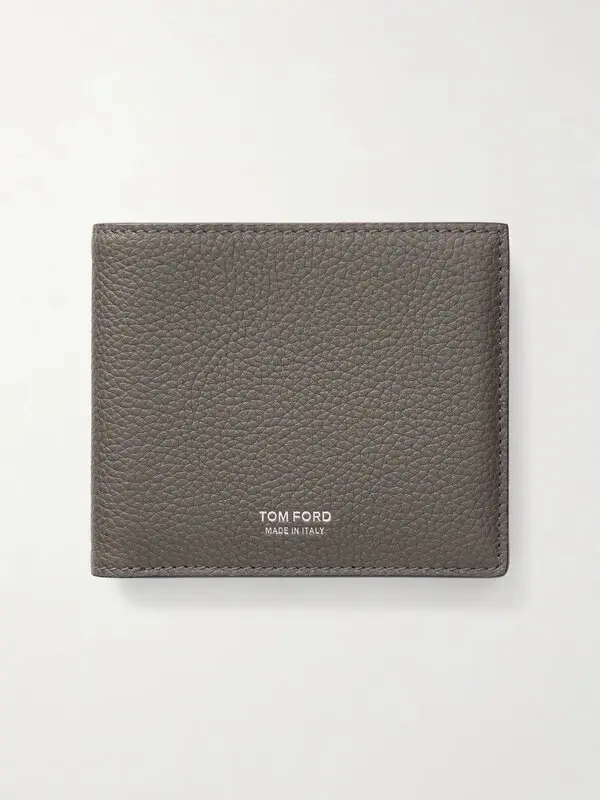 TOM FORD T Line Soft Grain Leather Bifold Wallet