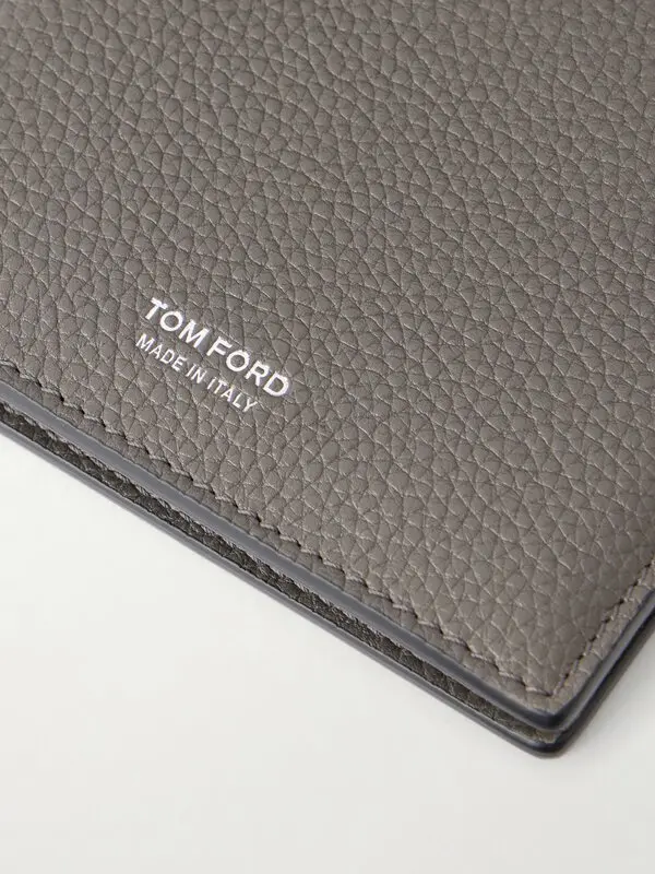TOM FORD T Line Soft Grain Leather Bifold Wallet