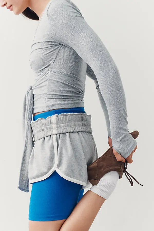 Daily Practice Surplice Wrap-front Top