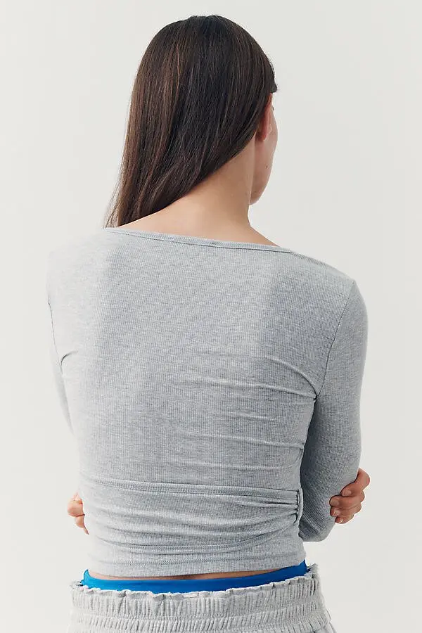 Daily Practice Surplice Wrap-front Top