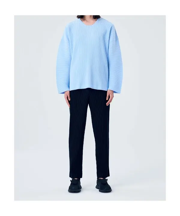 Issey Miyake Homme Plissé Wool Like Light Trousers