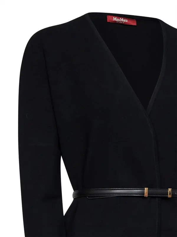 Max Mara Belted Wrap Cardigan