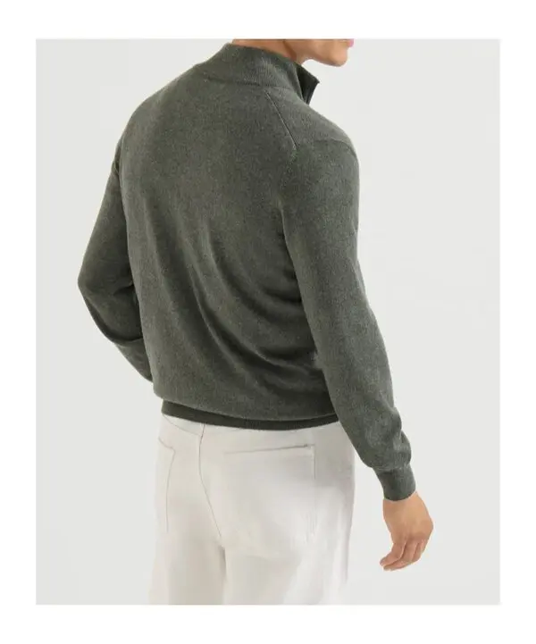 Brunello Cucinelli Cashmere Sweater With Half-zip