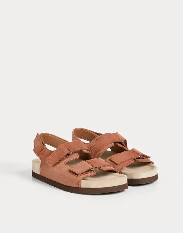 Brunello Cucinelli Suede Sandals
