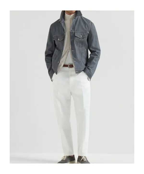 Brunello Cucinelli Cashmere Turtleneck Cardigan With Zipper