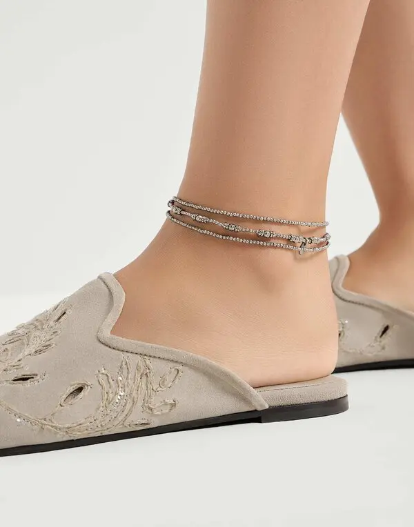 Brunello Cucinelli Sterling Anklet