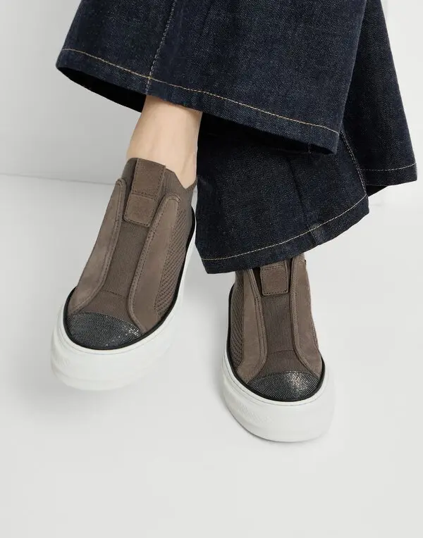 Brunello Cucinelli Knitted Slip-on Sneakers