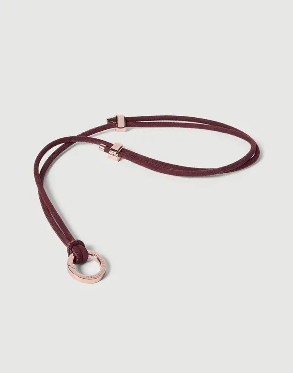 Brunello Cucinelli Alcantara Glasses Cord With Monili