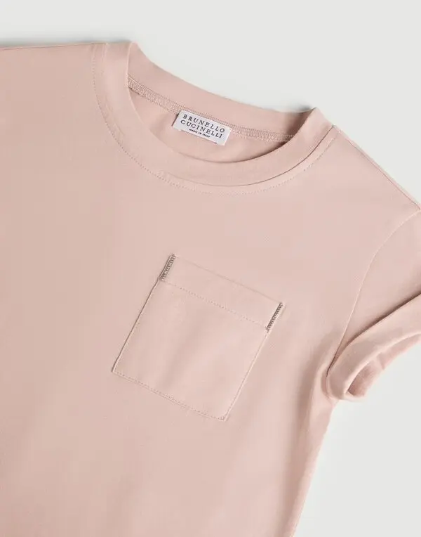 Brunello Cucinelli Cotton Jersey T-shirt With Monili