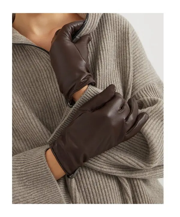 Brunello Cucinelli Leather Gloves