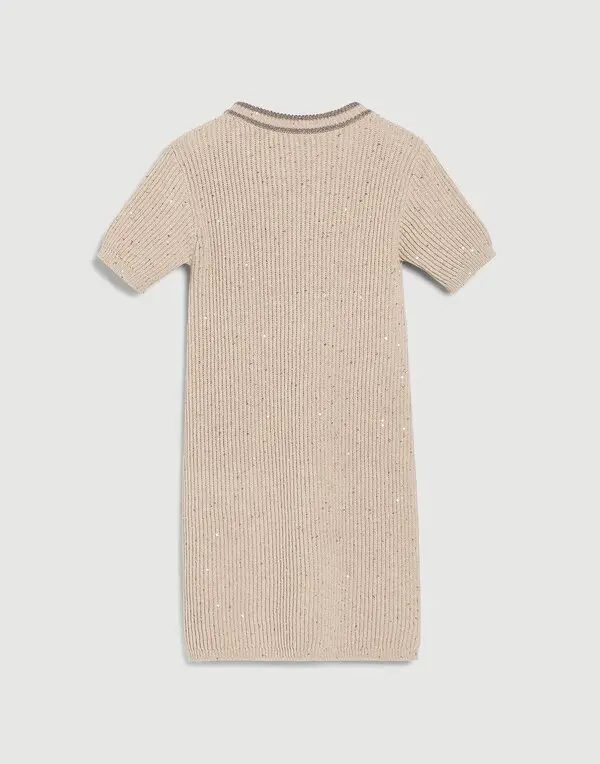 Brunello Cucinelli Cotton Diamond Yarn Rib-knit Dress