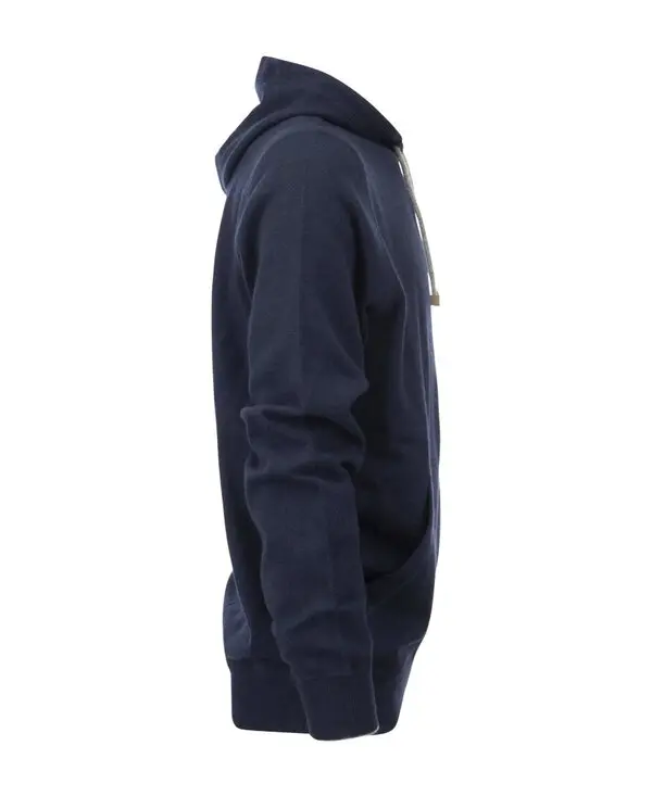 Brunello Cucinelli Cashmere Hooded Jumper - Black