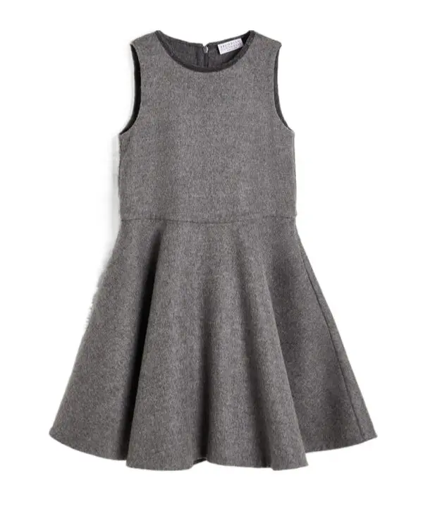Brunello Cucinelli Skater Sleeveless Mini Dress
