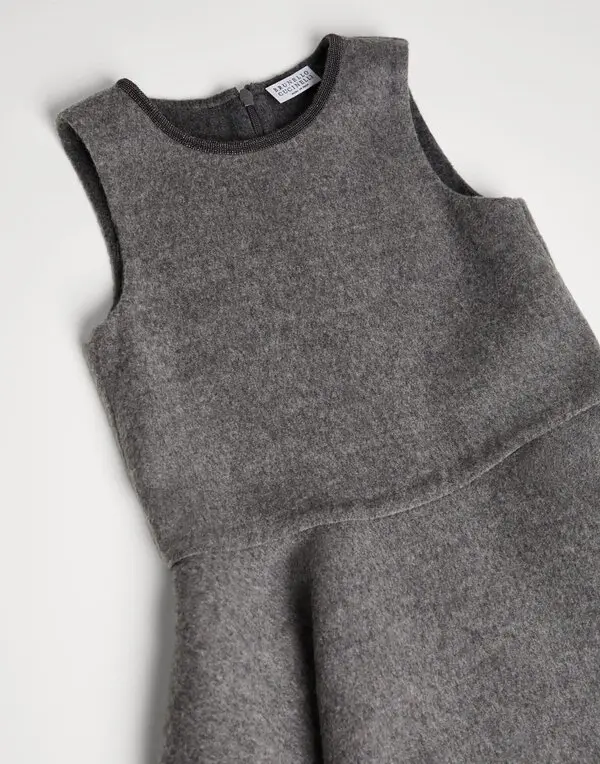 Brunello Cucinelli Skater Sleeveless Mini Dress