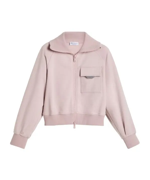 Brunello Cucinelli Two-way Zip-fastening Sweatshirt
