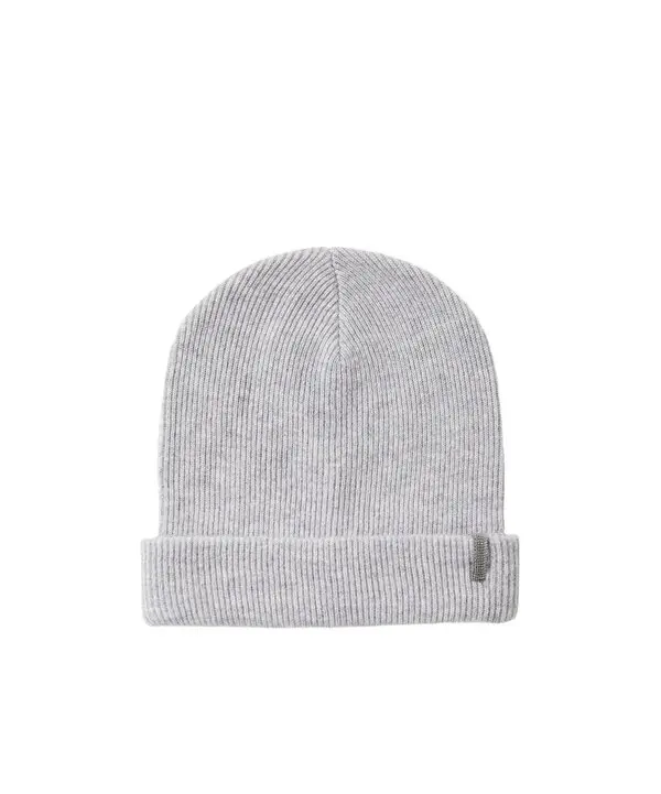 Brunello Cucinelli Cashmere Beanie - Pebble