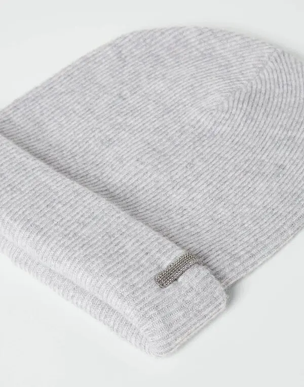 Brunello Cucinelli Cashmere Beanie - Pebble