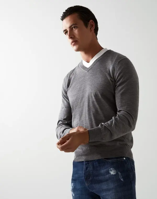 Brunello Cucinelli V-neck Knit Jumper