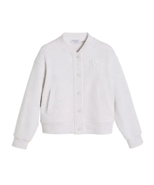 Brunello Cucinelli Logo-detail Bomber Jacket