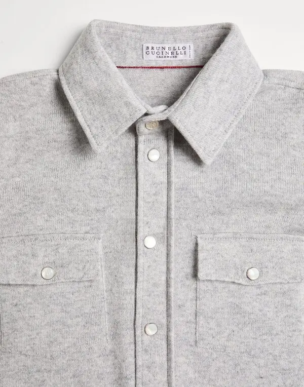 Brunello Cucinelli Pocket Knit Shirt