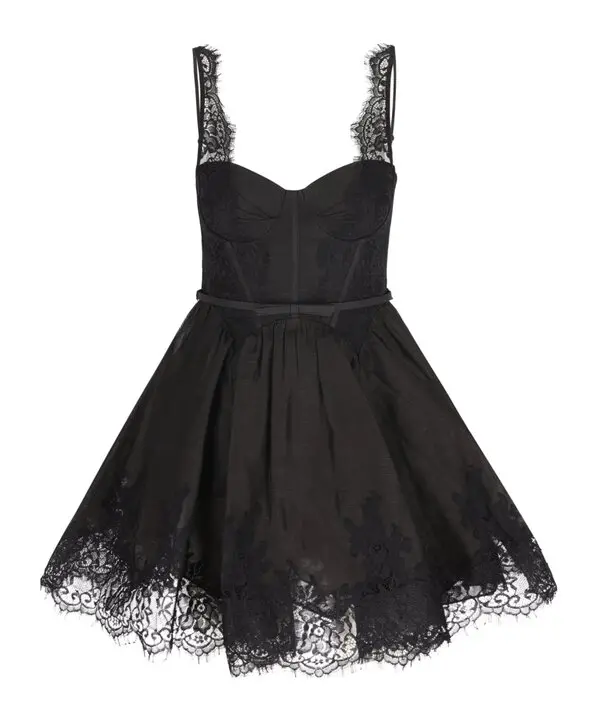 Zimmermann Lace Bustier Mini Dress